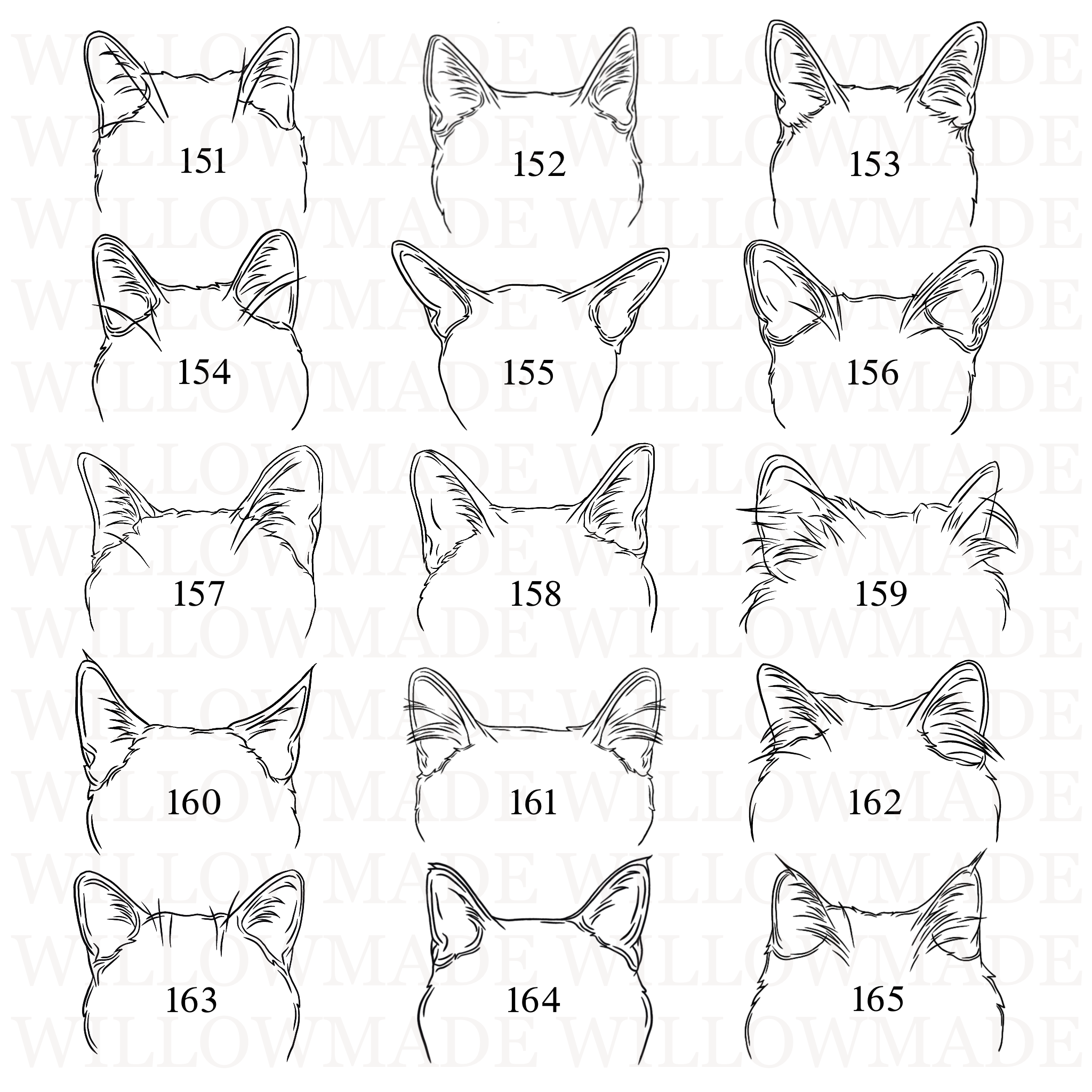 PRE-DRAWN DIGITAL ILLUSTRATIONS – WILLOWMADE